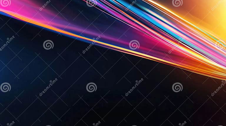 Vibrant Laser Light Streaks in Dynamic Abstract Design Stock Image ...