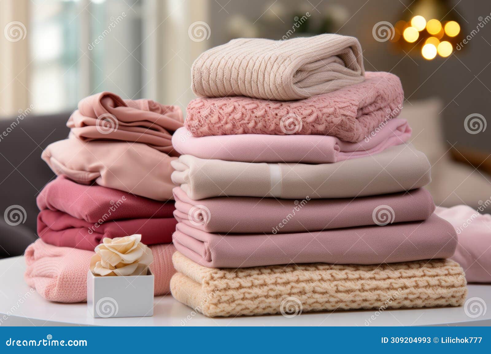 Vibrant Laundry Concept on Bright Background with Washing Clothes ...