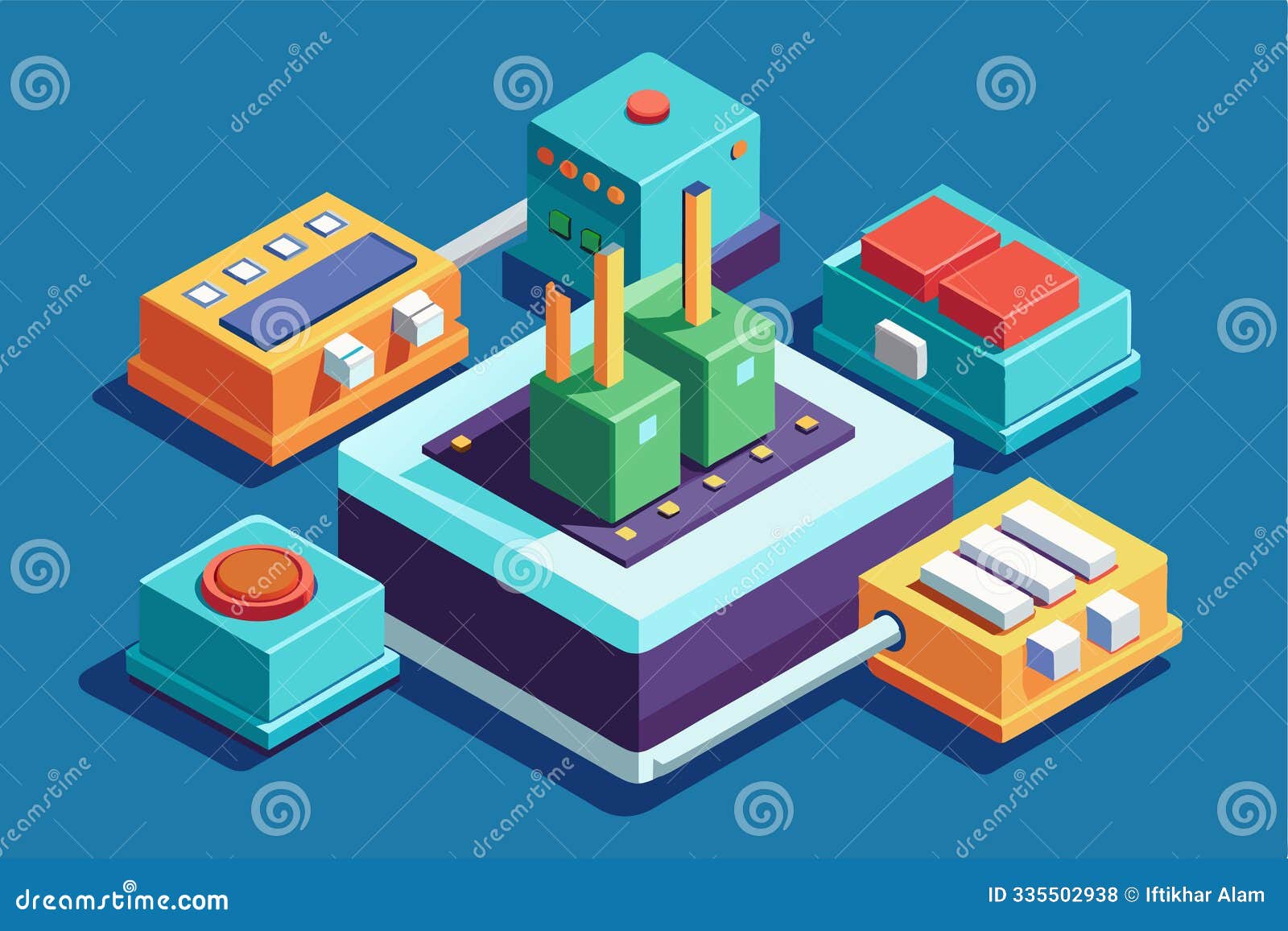 A Vibrant Layout of Customizable Isometric Switches for Innovative ...