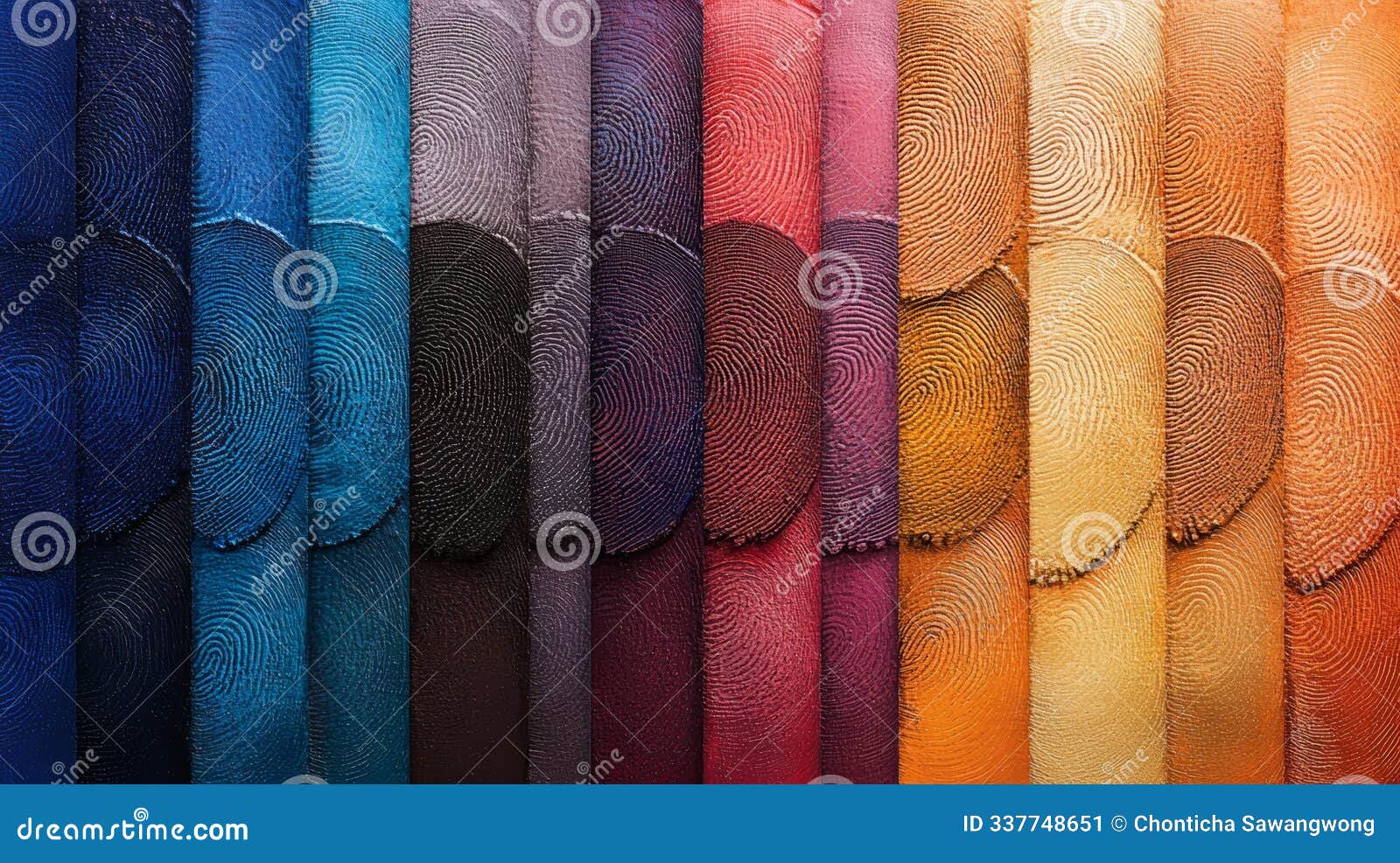 Vibrant Leather Swatches in an Array of Colors, Showcasing Texture and ...