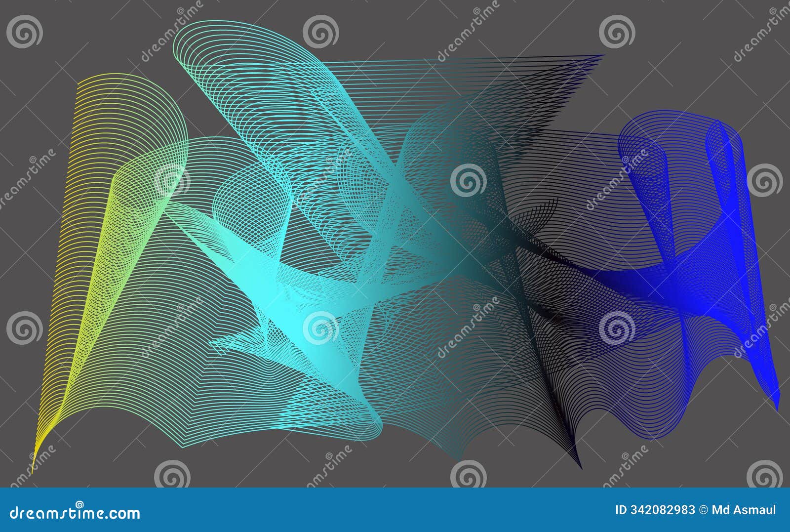 Vibrant Line Effects Dynamic Abstract Background Design in Vector for ...