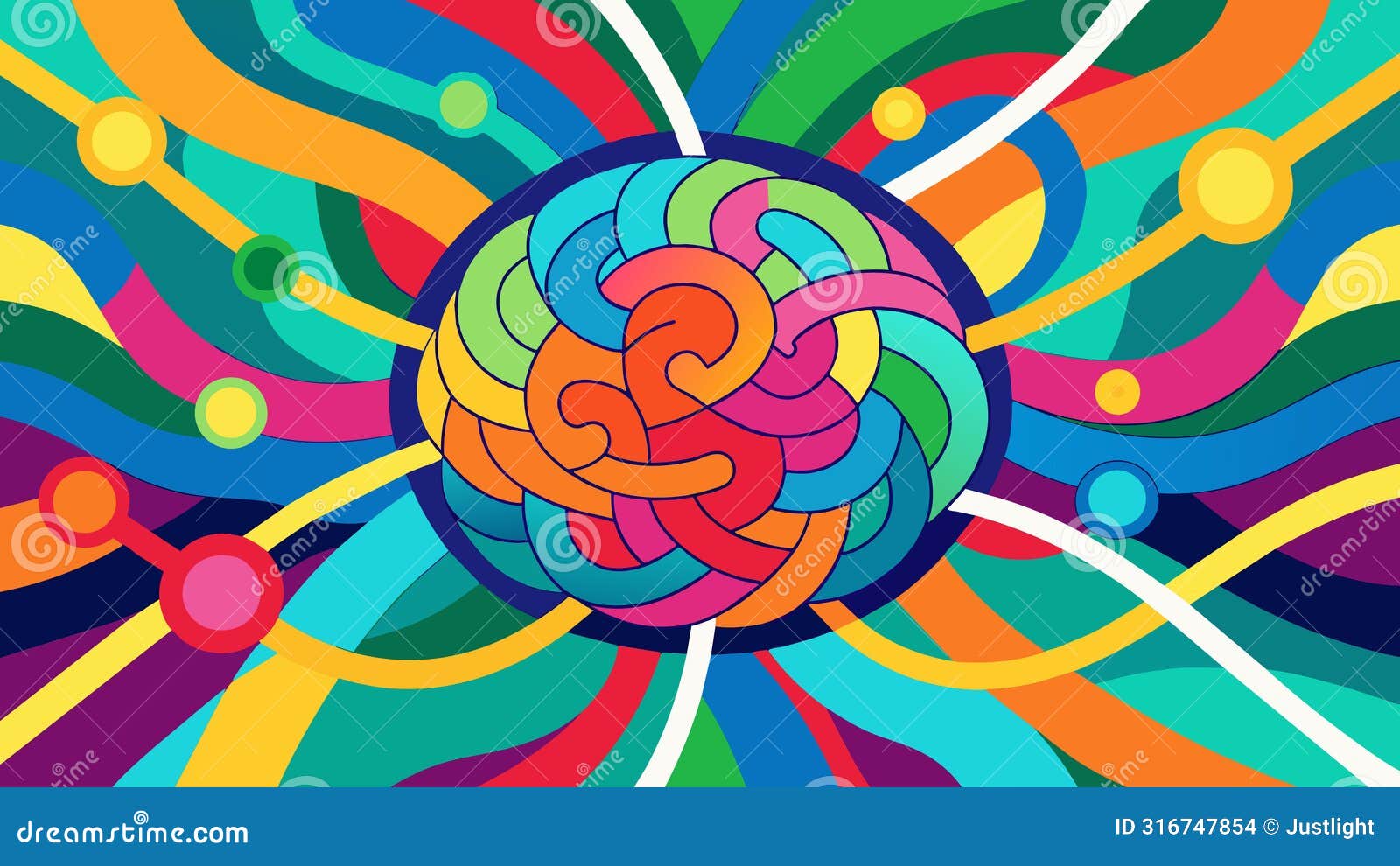 Vibrant Lines and Patterns Weaving Together Showcasing the Beauty in ...