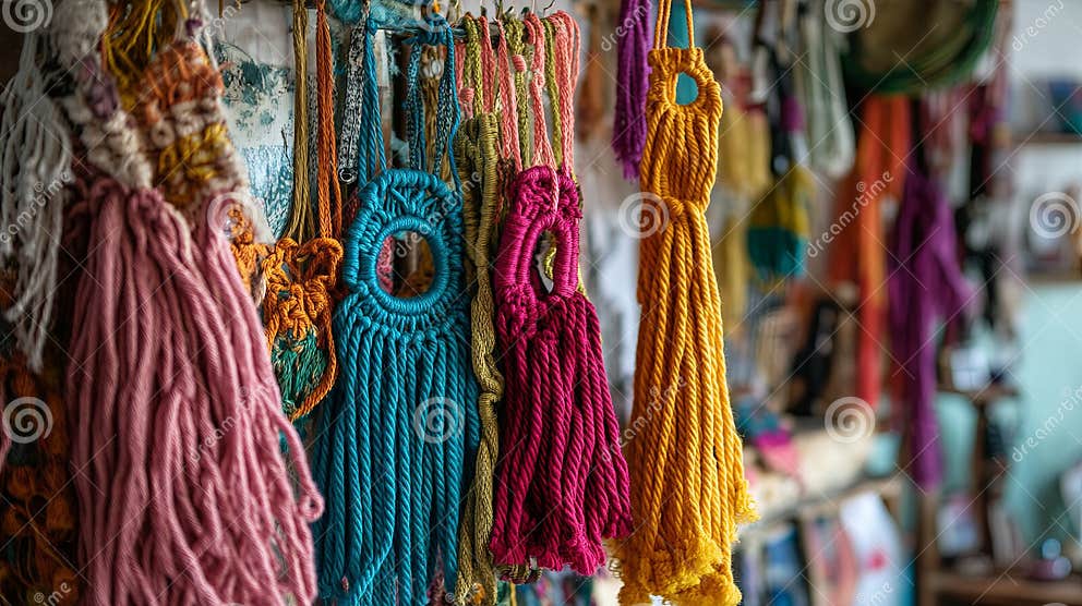 A Vibrant Macrame Workshop with Cords, Beads, and Hanging Projects ...