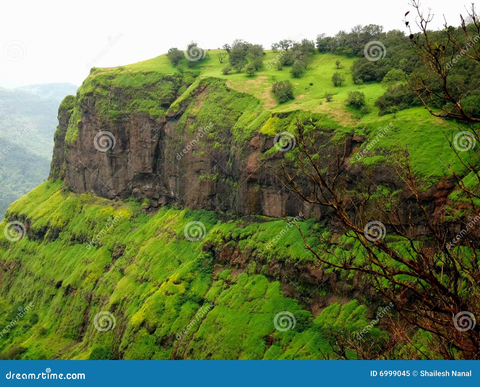 Vibrant Matheran Mountain Top. Stock Image - Image of greenery, superb ...