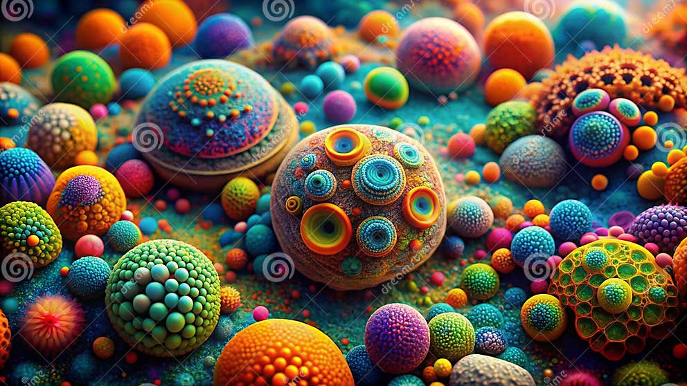 Vibrant Microscopic World of Colorful Abstract Cellular Forms and ... Vibrant Microscopic World of Colorful Abstract Cellular Forms and ...