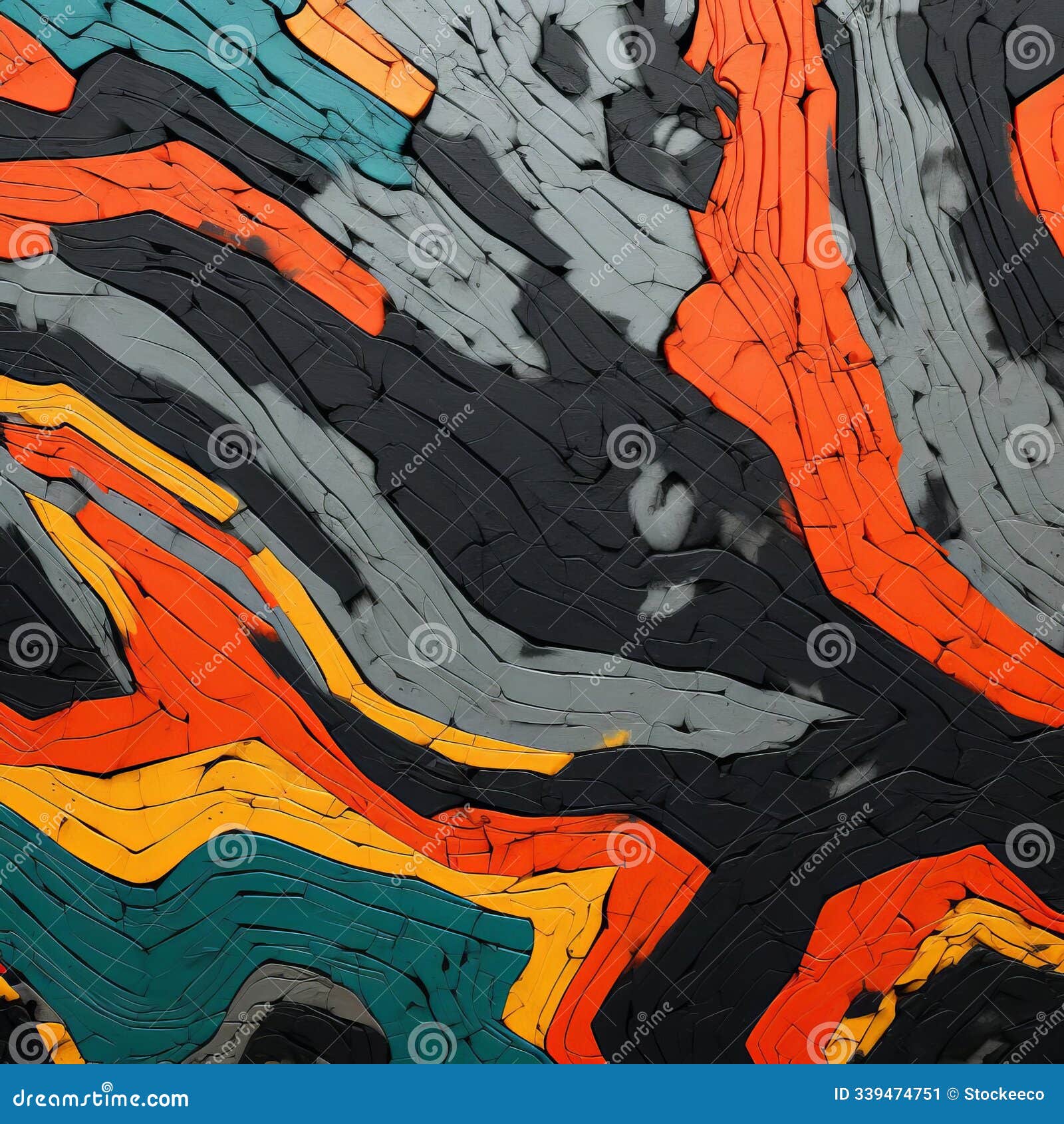 Modular Constructivism-Inspired Orange Construction Truck: Angular ...