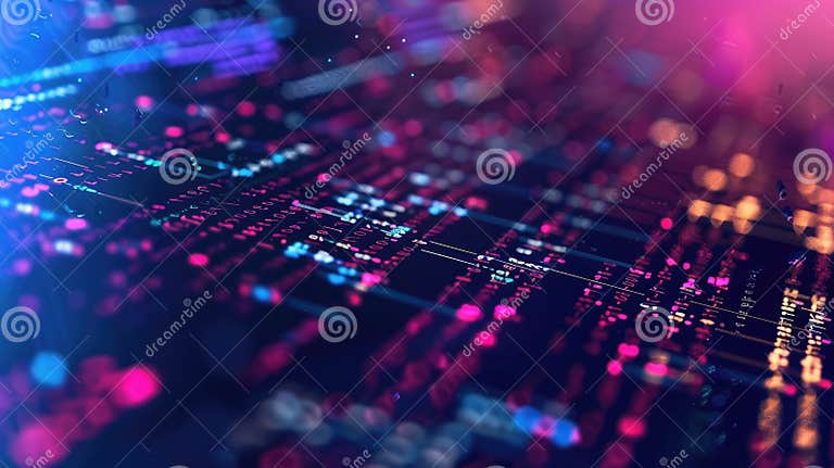 A Detailed View of Colorful Programming Code Being Displayed on a Computer Screen. AIG53M Stock ...