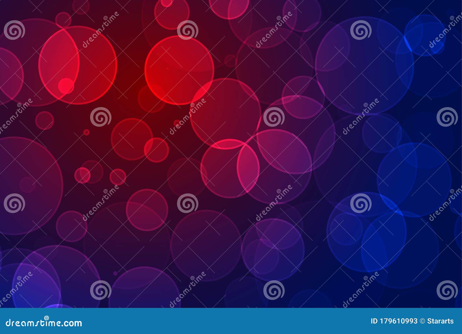 Vibrant Neon Bokeh Lights Effect Background Design Stock Vector ...