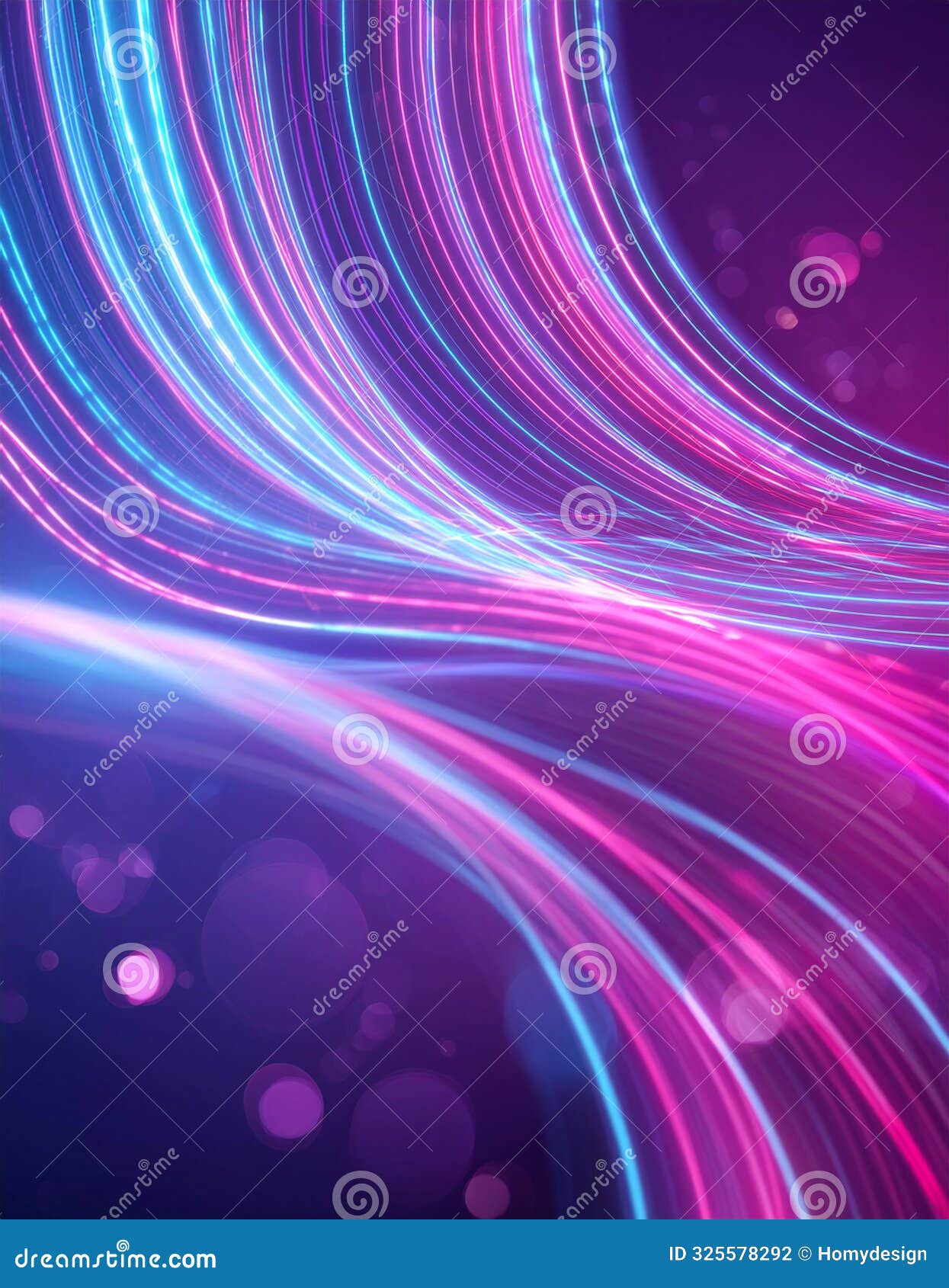 Vibrant Neon Lights Form A Triangular Prism In A Futuristic Display ...