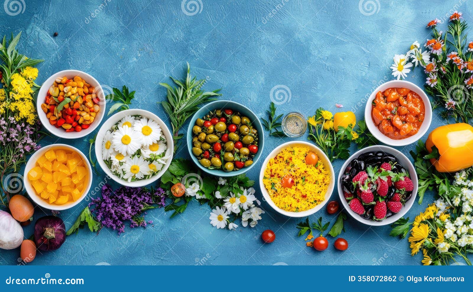 Vibrant Nowruz Celebration with Traditional Haft-Seen Table Stock Photo ...