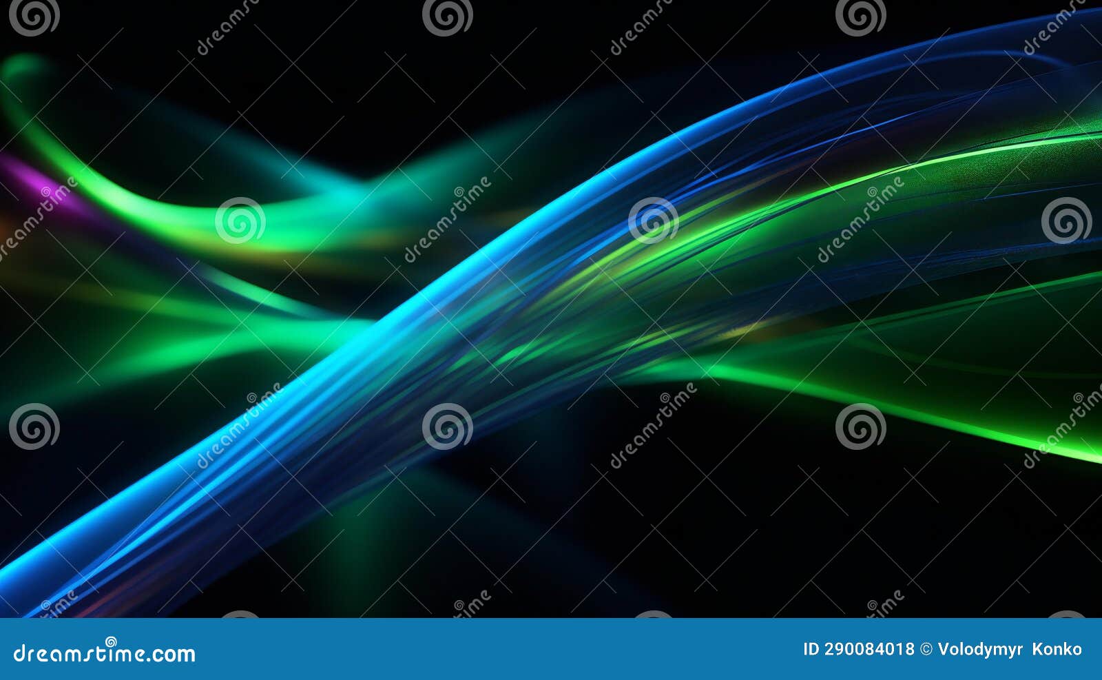 A Vibrant Object on a Contrasting Black Background. Generative Ai Stock ...