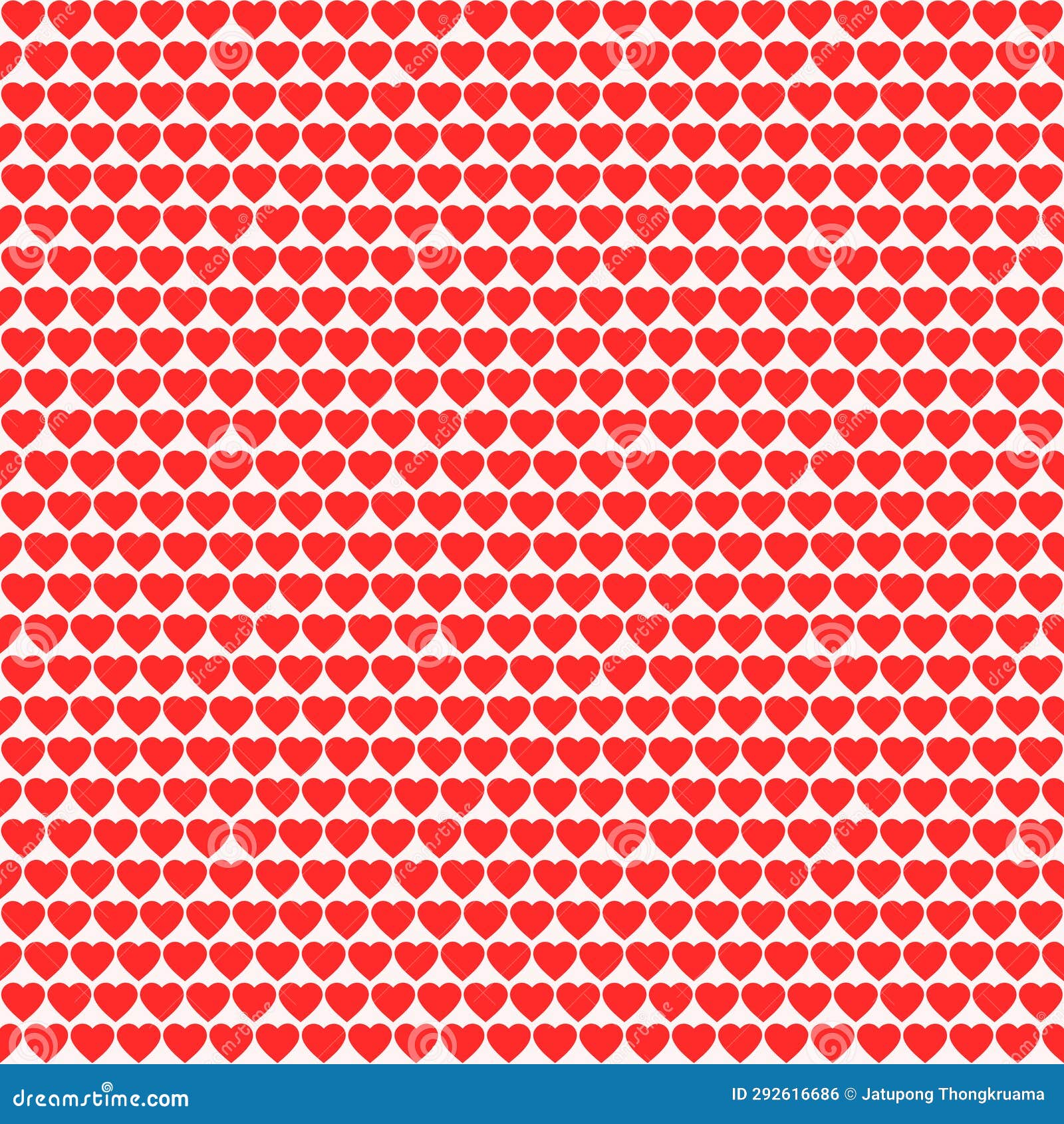 Vibrant Orange Heart Pattern Background, Seamless Background Stock ...
