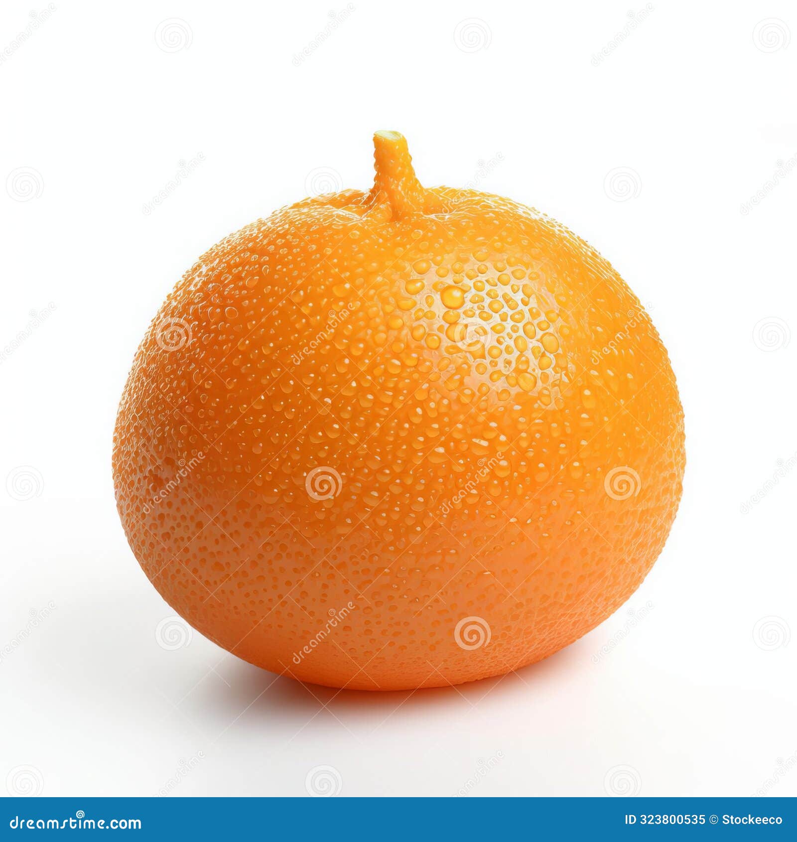 Vibrant Orange with Shiny Bumpy Texture on White Background Stock ...