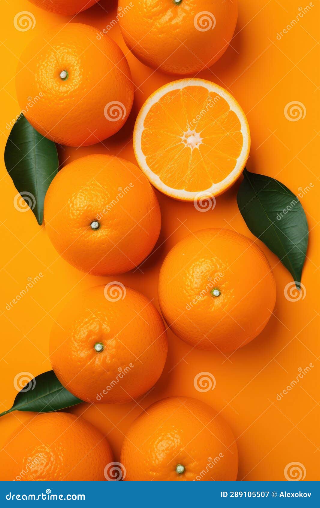 Vibrant Oranges on Orange Background AI Generated Stock Illustration ...