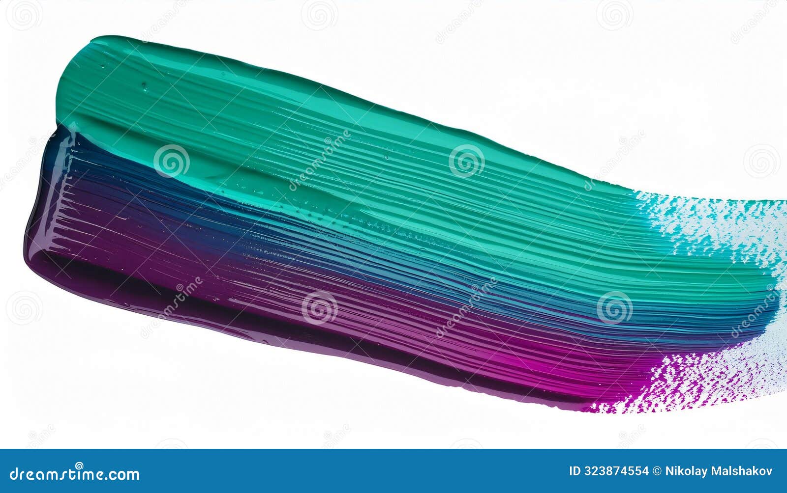 Vibrant Paint Blends To Form an Abstract Gradient Backdrop Stock Photo ...