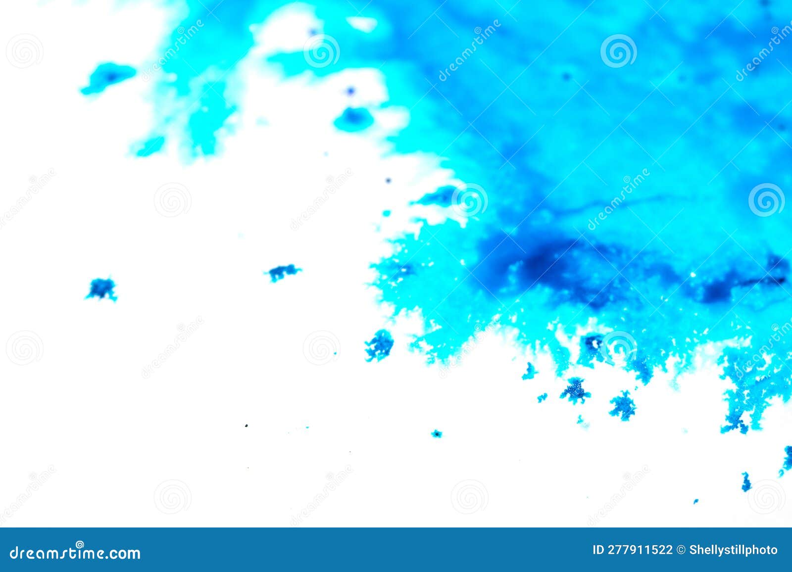 Vibrant Paint Powder and Splashes in Watercolour Painting Exploding ...