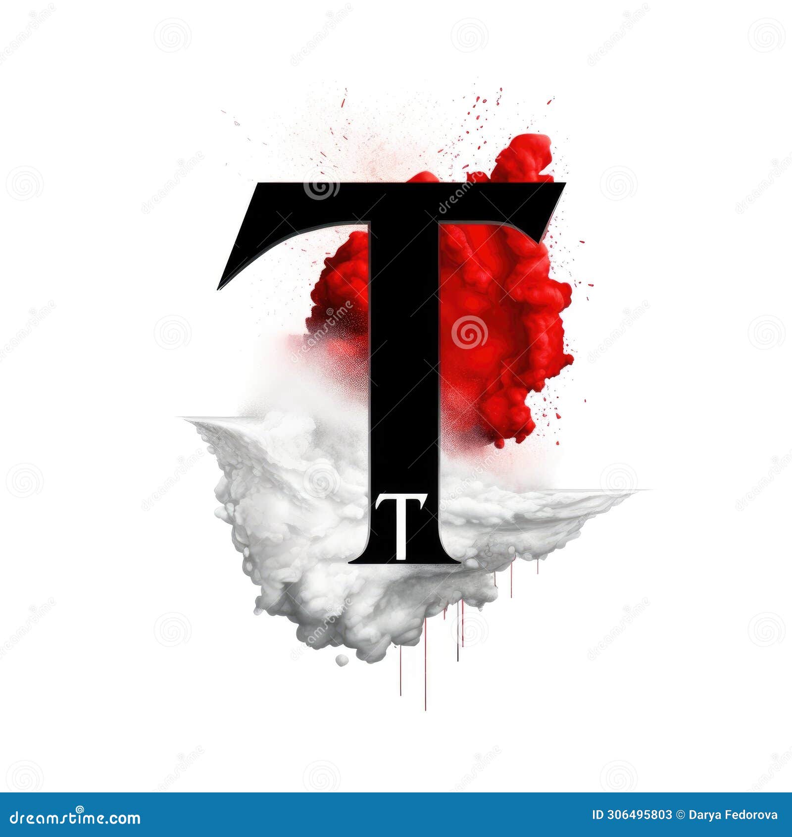 Splatter Art Tech Logo Design Stock Illustration - Illustration of ...