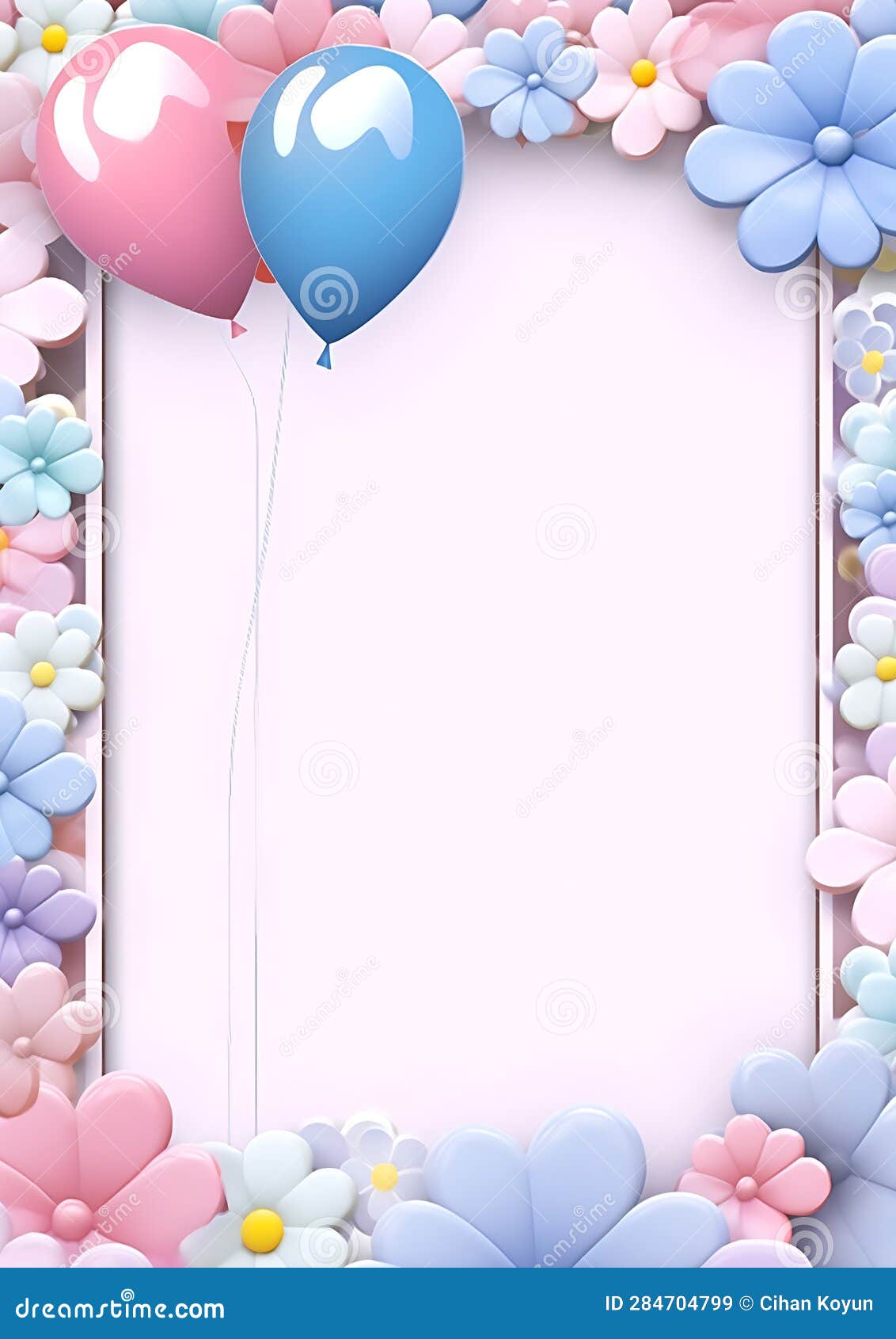 Vibrant Party Invitation Frames Stock Illustration - Illustration of ...