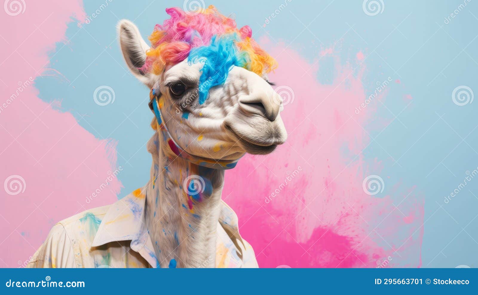 Pastel Camel In Multilayered Dimensions Royalty-Free Stock Photography ...
