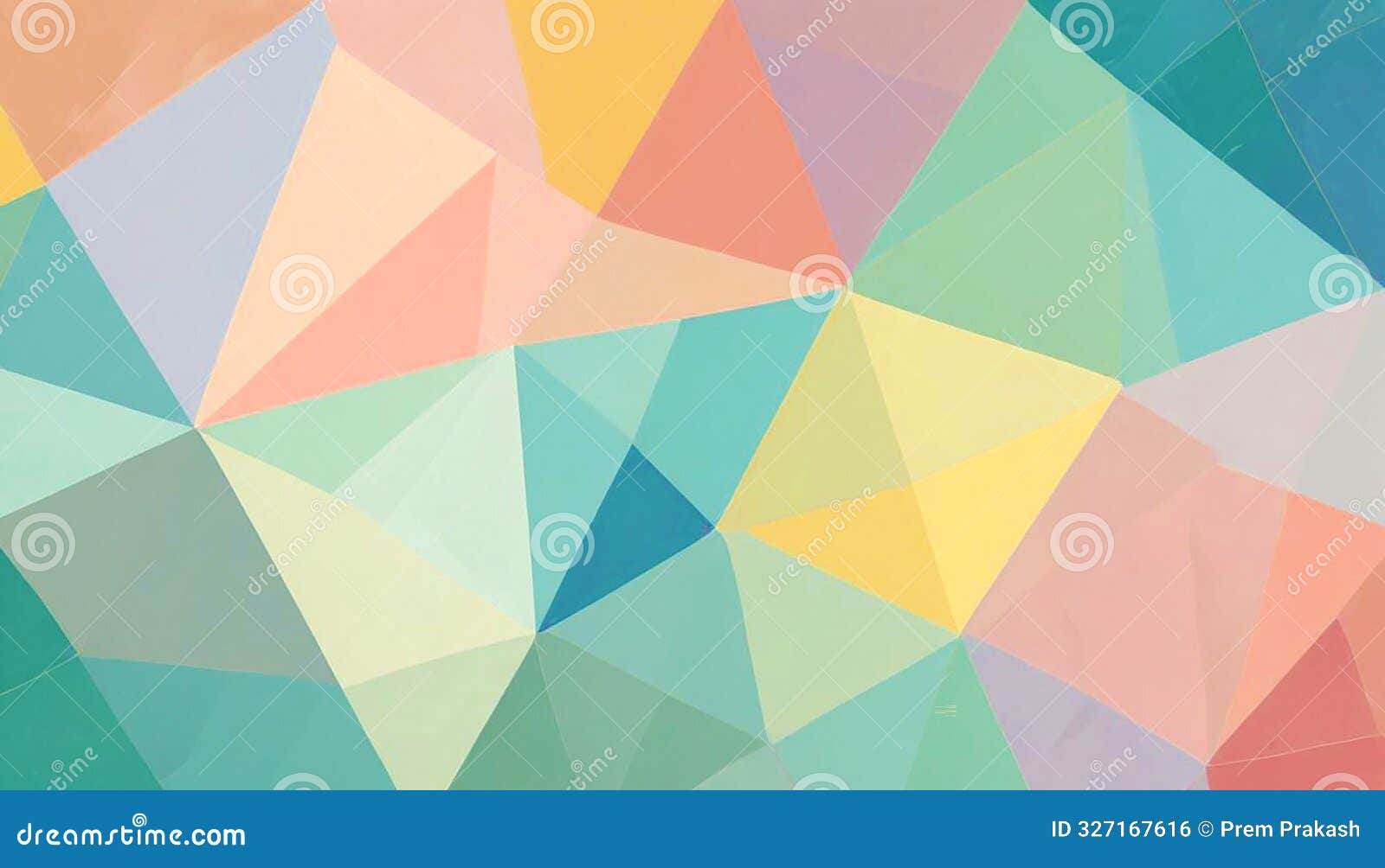 Vibrant Abstract Delaunay-voronoi Color Trianglify Background Stock ...