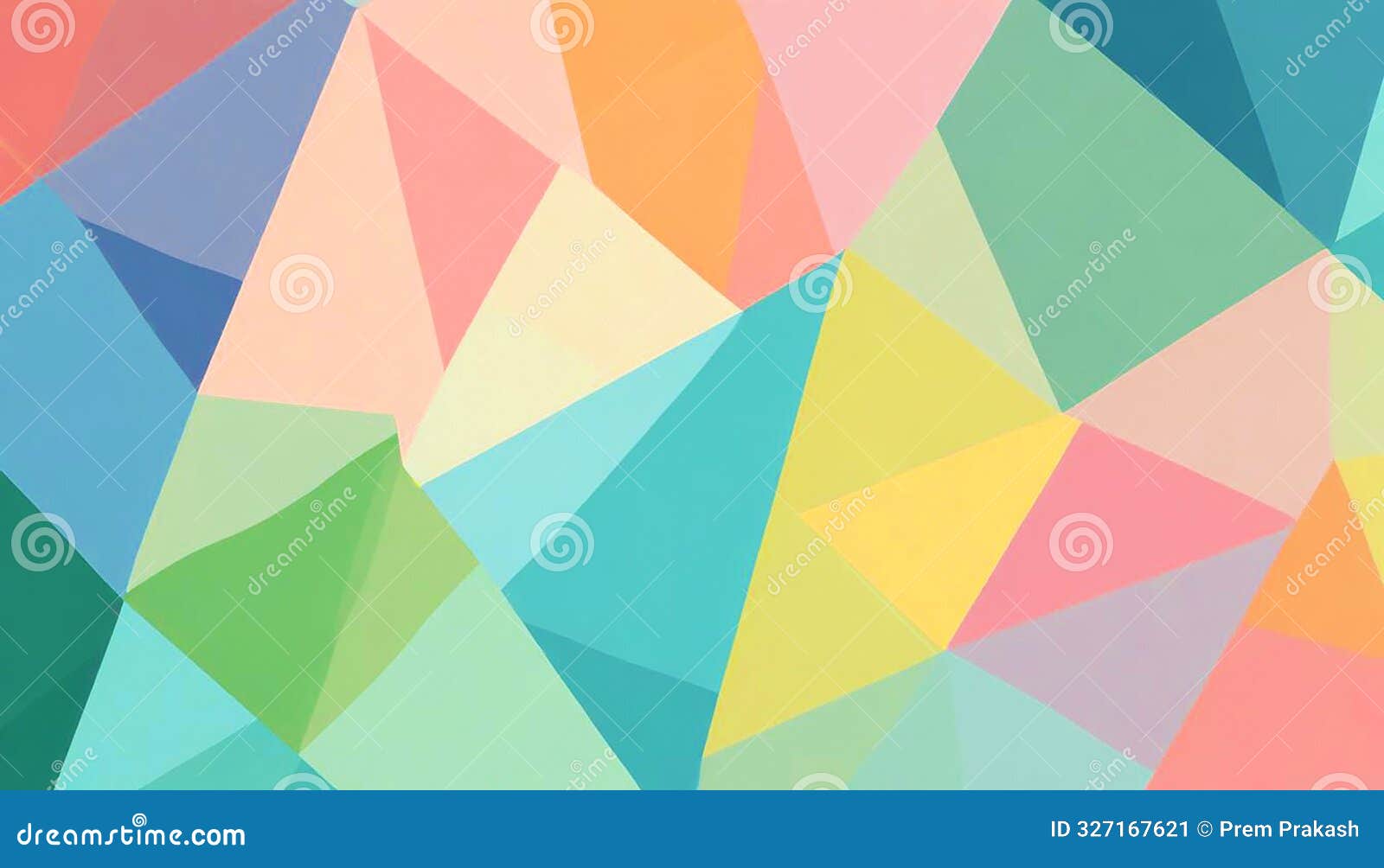 Vibrant Abstract Delaunay-voronoi Color Trianglify Background Stock ...
