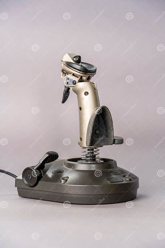 Vibrant Pink Backdrop with Sleek-looking Joystick in the Foreground ...