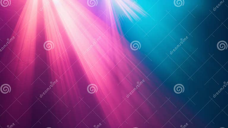Vibrant Pink and Blue Light Beams Background Stock Illustration ...