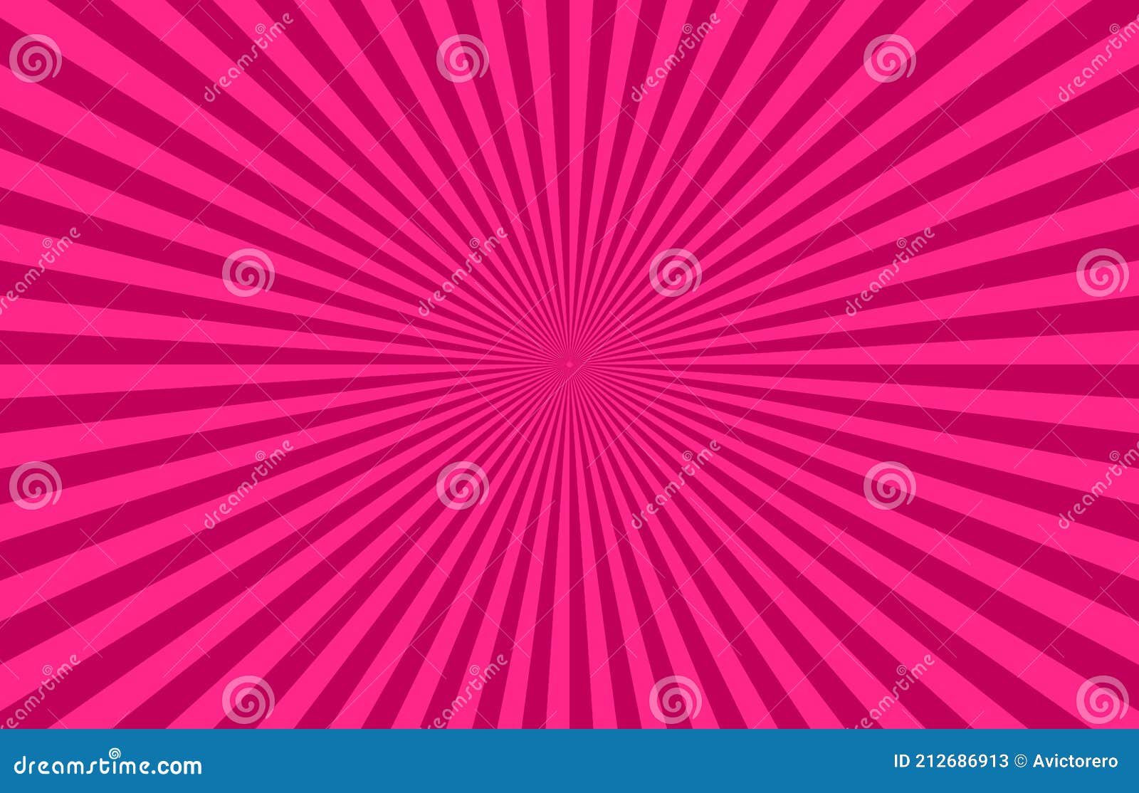 Vibrant Pink Sunburst Pattern Background Stock Vector - Illustration of ...