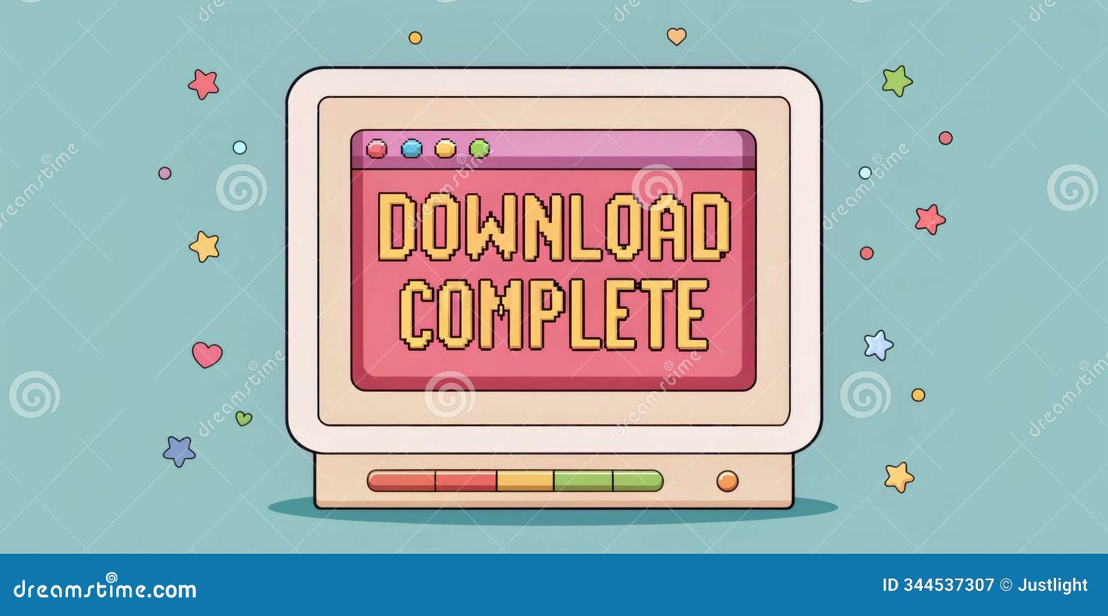 Vibrant Pixel Popup a Retrostyle Popup Box Appears on a Softly Glowing ...