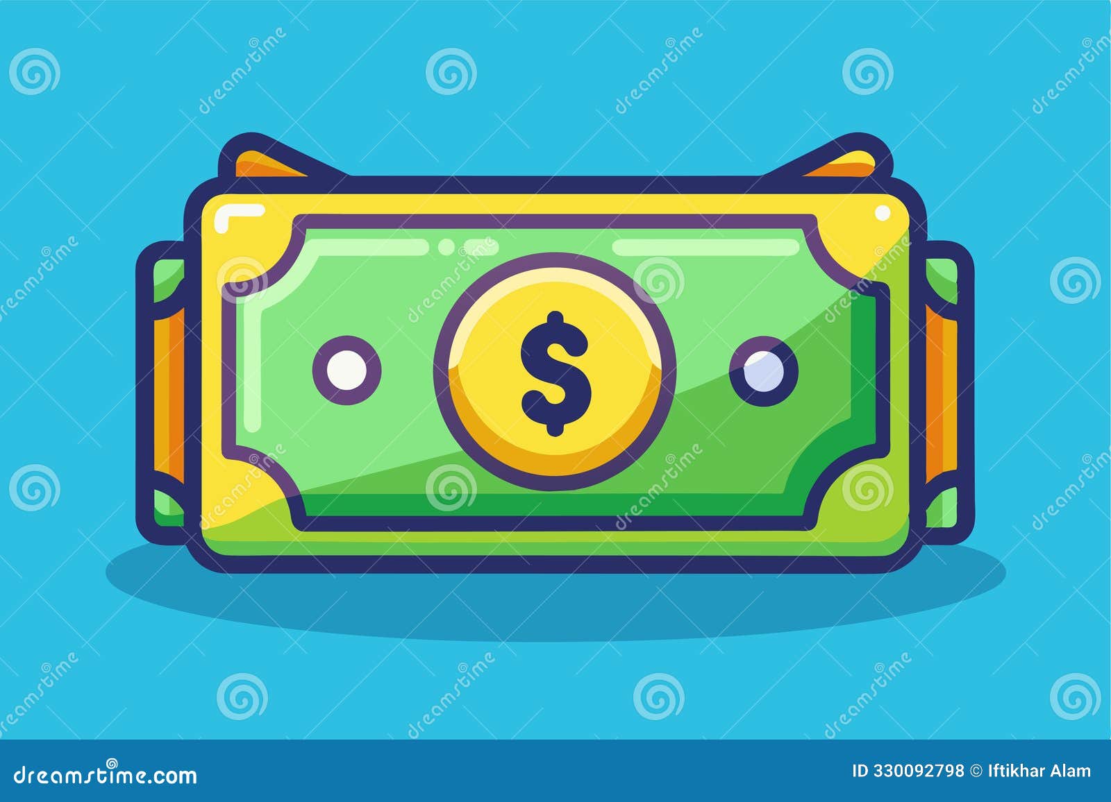 A Vibrant and Playful Cartoon-style Banknote Design Ideal for ...