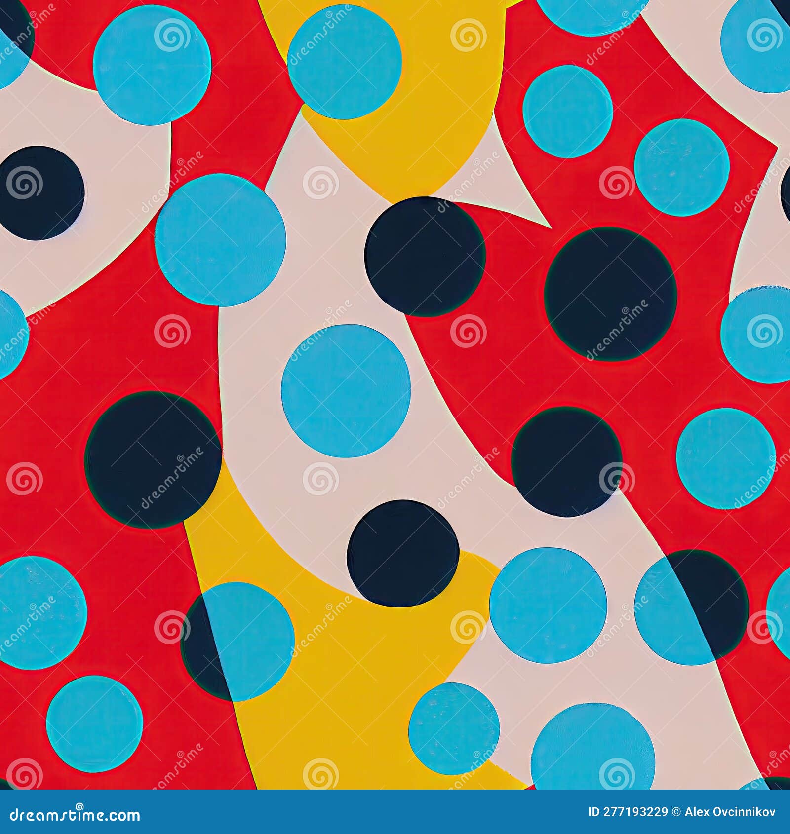 Vibrant and Playful Pattern for Invitations and Posters. Stock ...