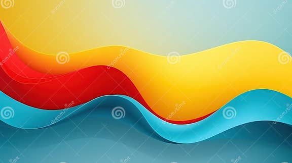 Vibrant Polymer Surface with Wavy Abstract Patterns Dynamic and ...