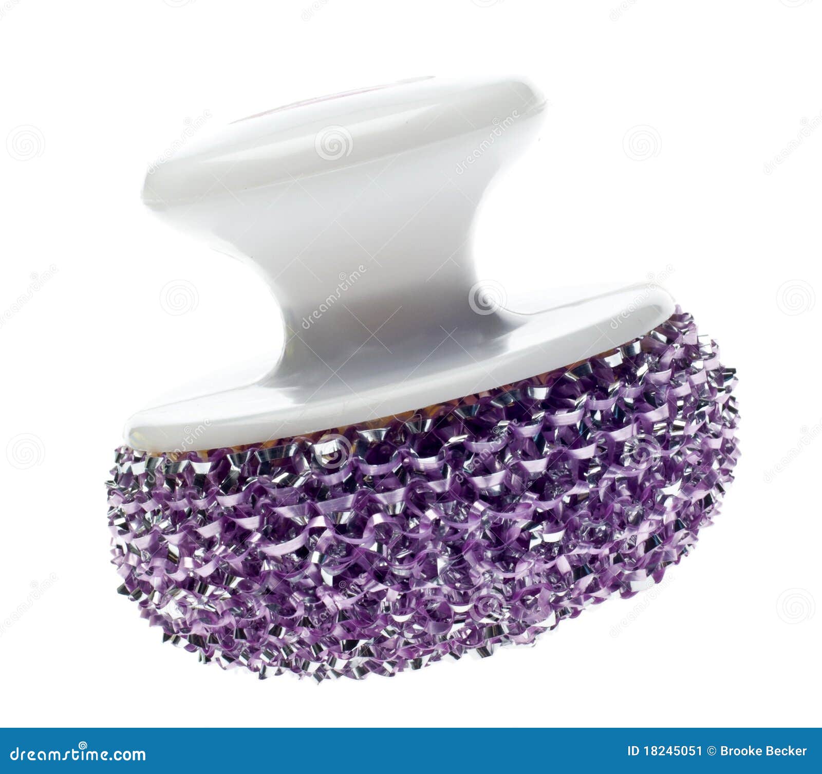Vibrant Purple Kitchen Scrub Brush Cleaner Stock Image - Image of ...