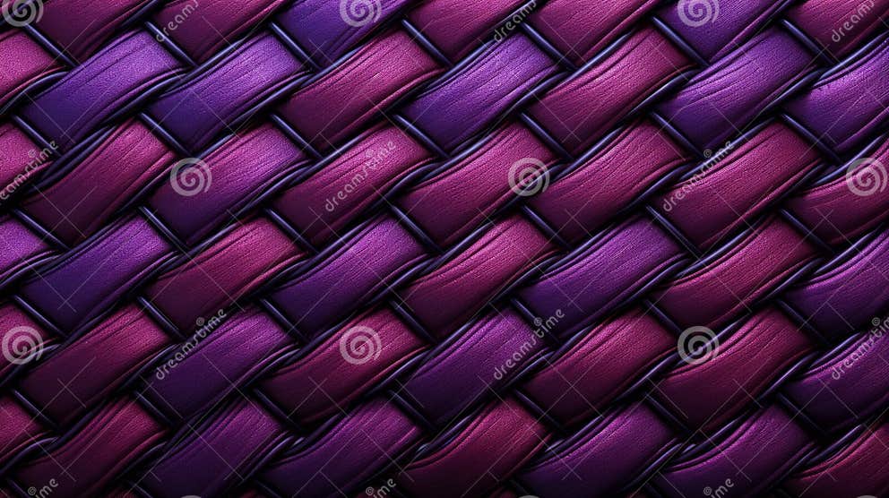 Vibrant Purple Woven Fabric Texture with Mesh Pattern Stock ...