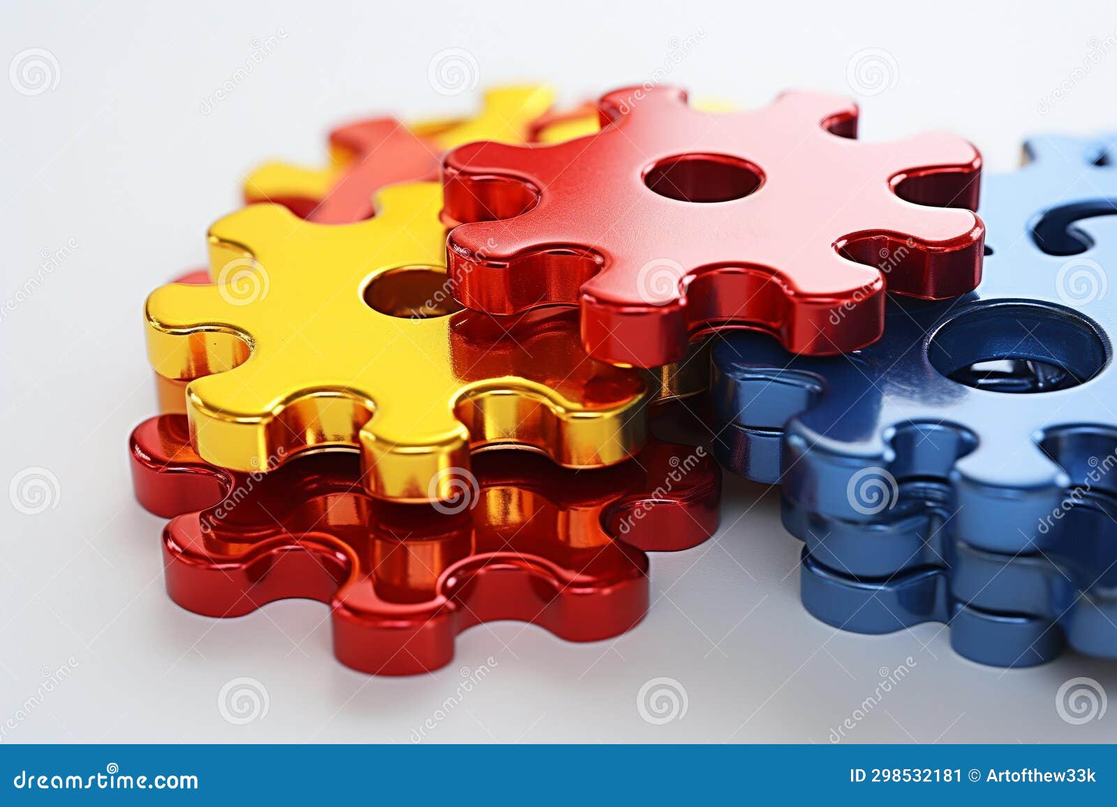 Vibrant Puzzle Pieces and Intricate Gears: a Visual Symphony of Problem ...