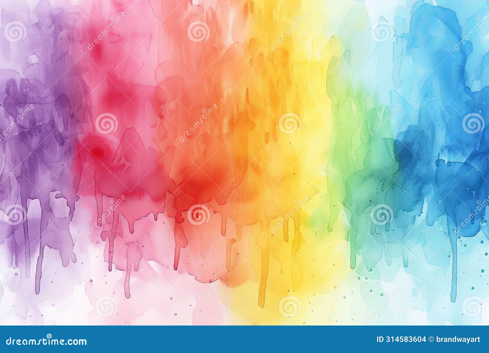 Vibrant Rainbow Colored Paint Splatter Background Stock Illustration ...