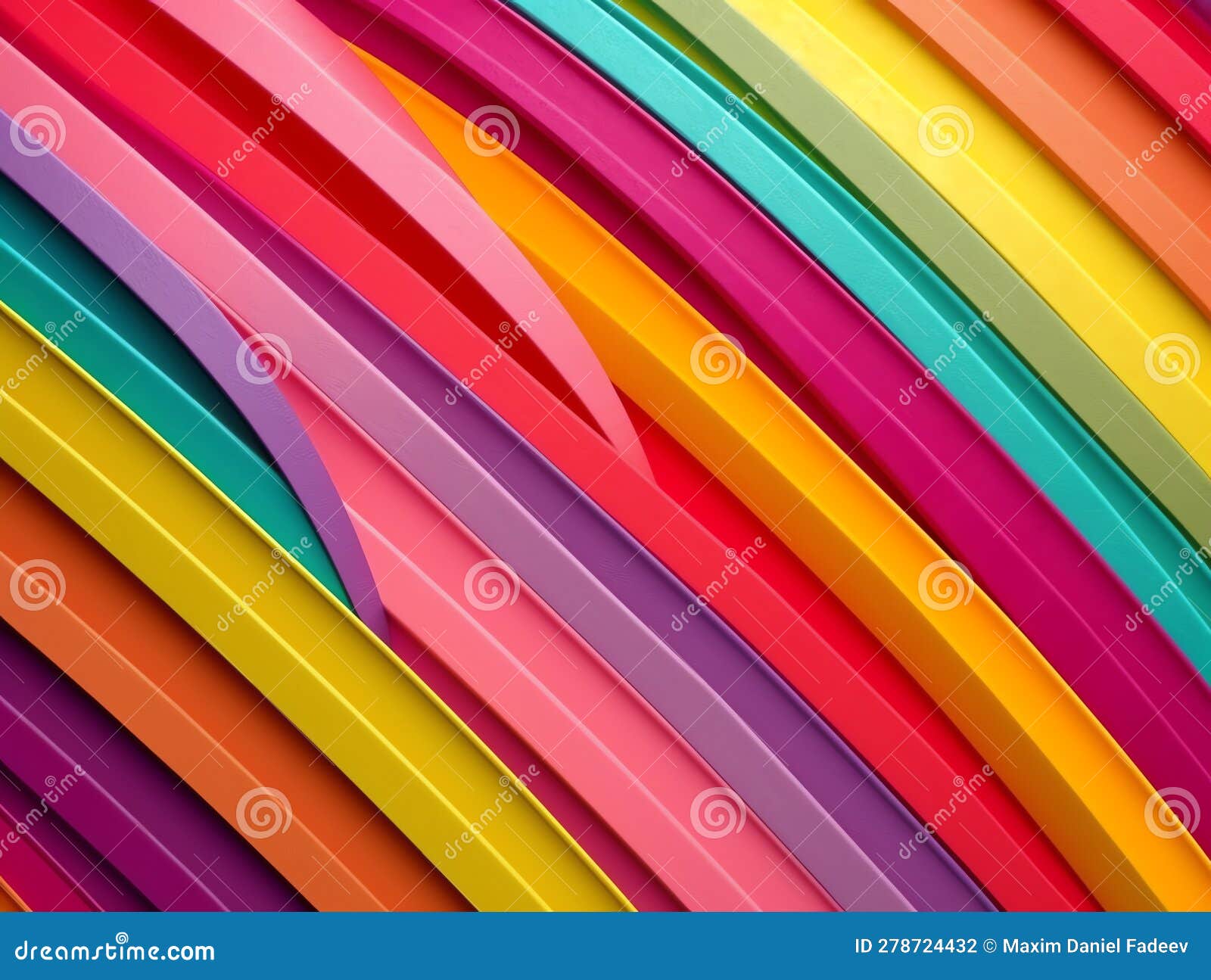 Vibrant Rainbow Paint Design Stock Illustration - Illustration of ...