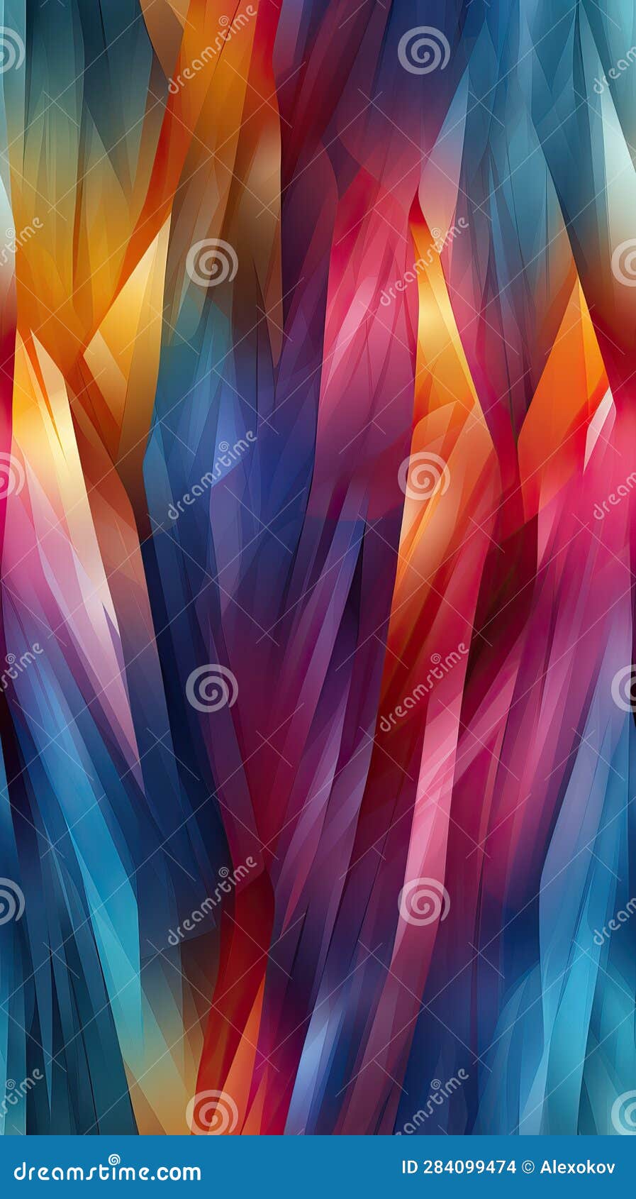 Vibrant Rainbow Striped Seamless Pattern with Silver Flakes AI ...