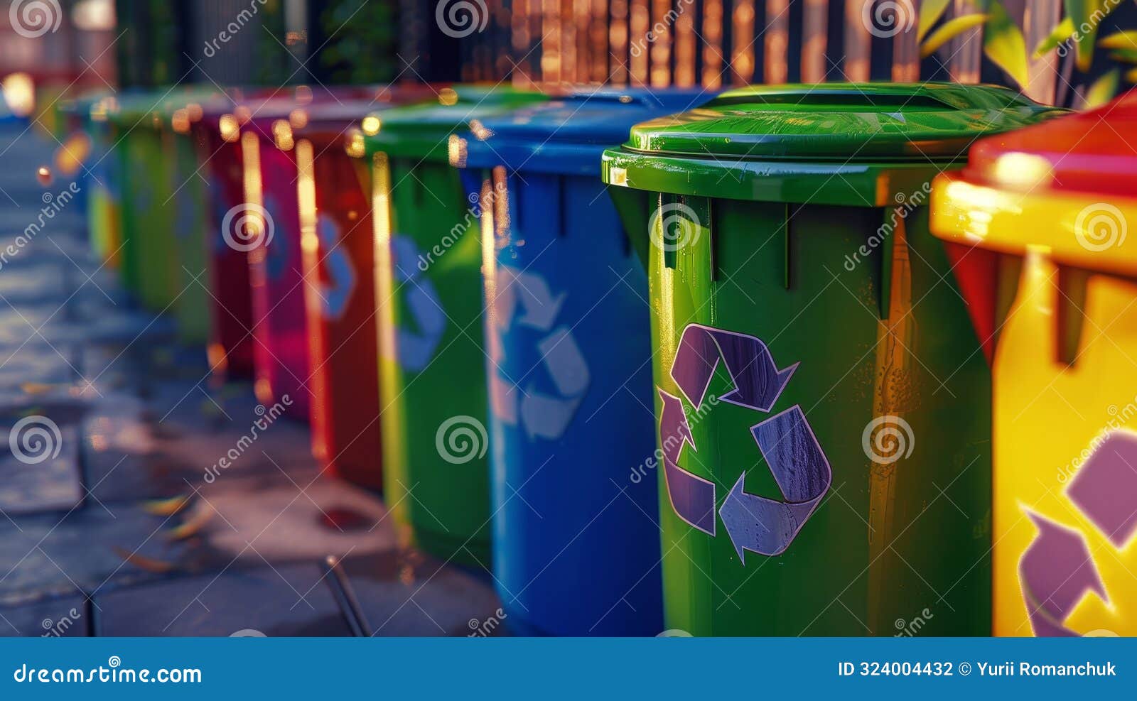 Vibrant Recycling Symbols in Octane Render, Creating a Realistic and ...