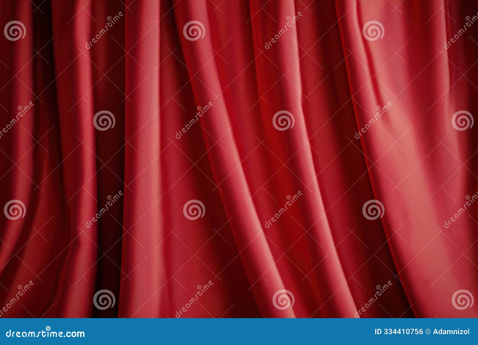 Vibrant Red Curtain Backdrop Stock Illustration - Illustration of ...