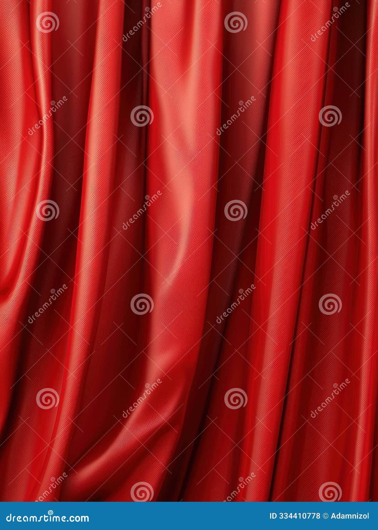 Vibrant Red Curtain Backdrop Stock Illustration - Illustration of ...