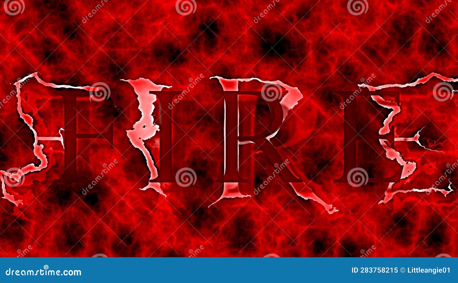 Vibrant Red Fire Effect Illustration Concept Background Stock ...