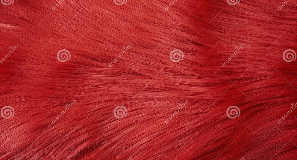 Vibrant red fur texture stock illustration. Illustration of ...
