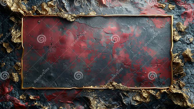Vibrant Red and Gold Texture for Creative Projects Stock Illustration ...