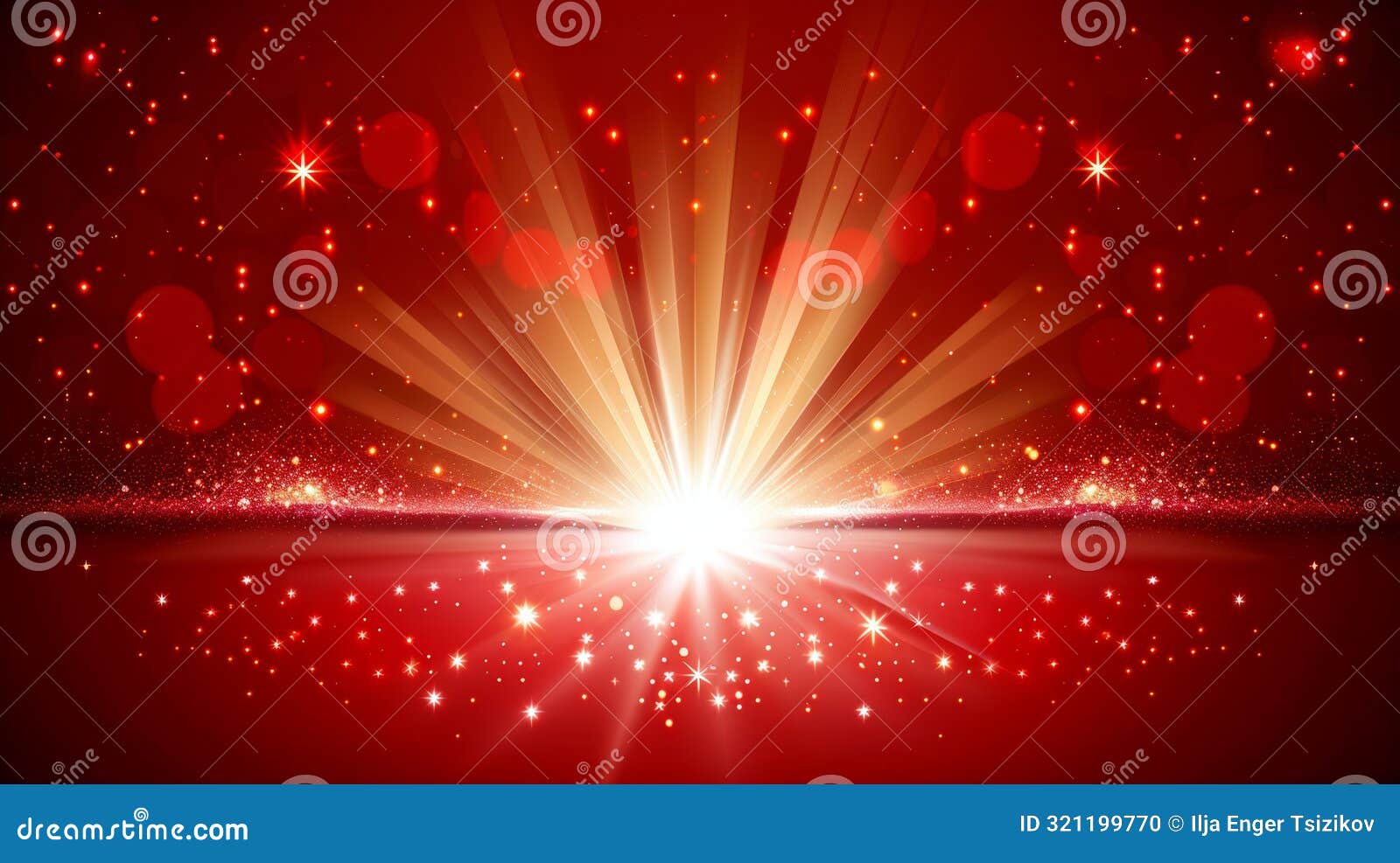 Vibrant Red Light Burst Abstract Rays on Dark Background with Red ...