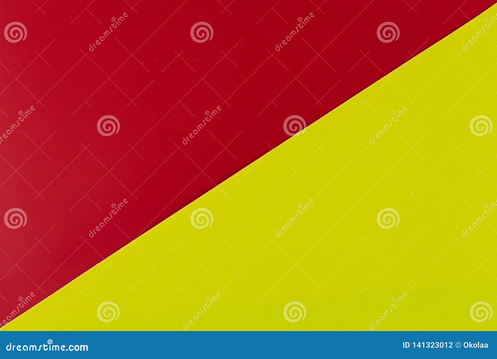 Vibrant Red and Lime Colored Plastic Surfaces Jointed Diagonally ...