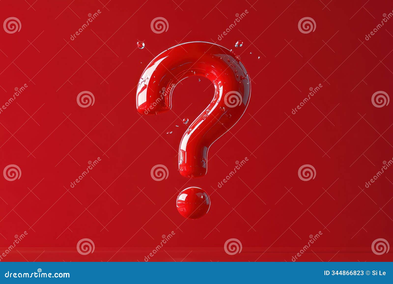 Vibrant Red Question Mark on Gradient Background Stock Illustration ...