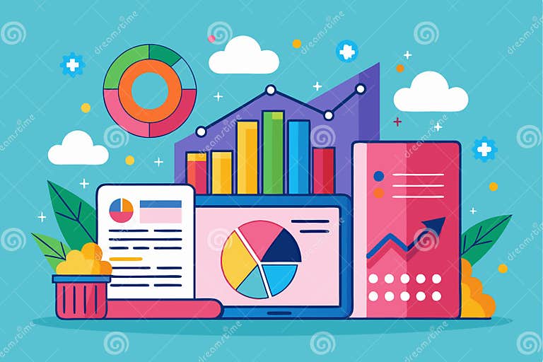 A Vibrant Representation of Customizable Statistics Featuring Charts ...