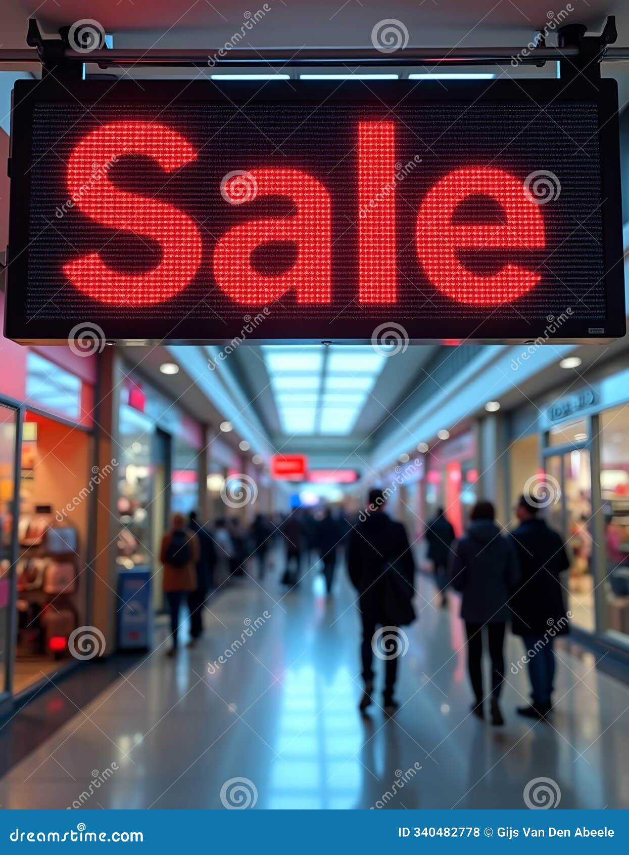 Vibrant Sale Sign Explodes In Dazzling Neon Lights, Creating A ...