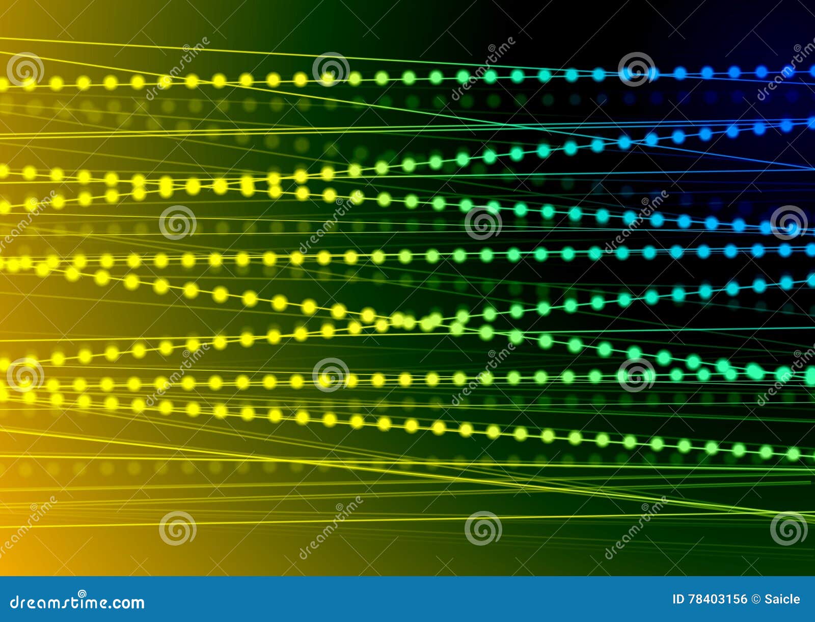 Vibrant Shiny Lines and Abstract Beads Background Stock Vector ...